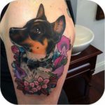 Tatuajes de Perros, diseños de patitas, pitbull, labradores, salchicas y más